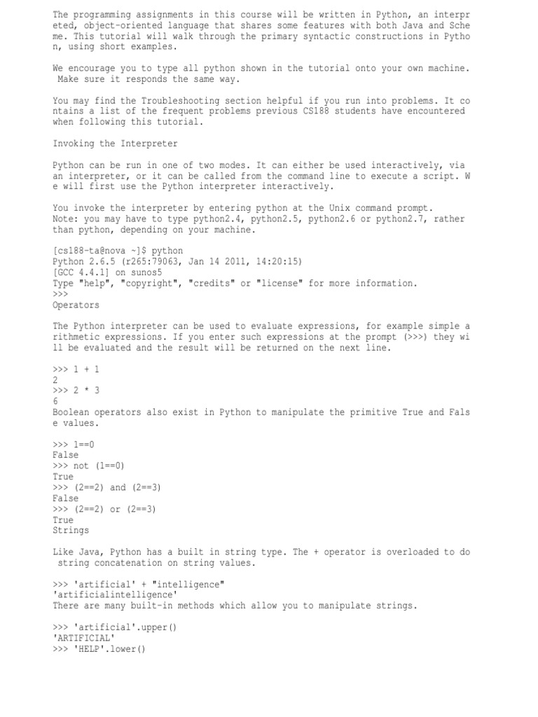 Pyhton Documentation Python Programming Language String Computer Science 