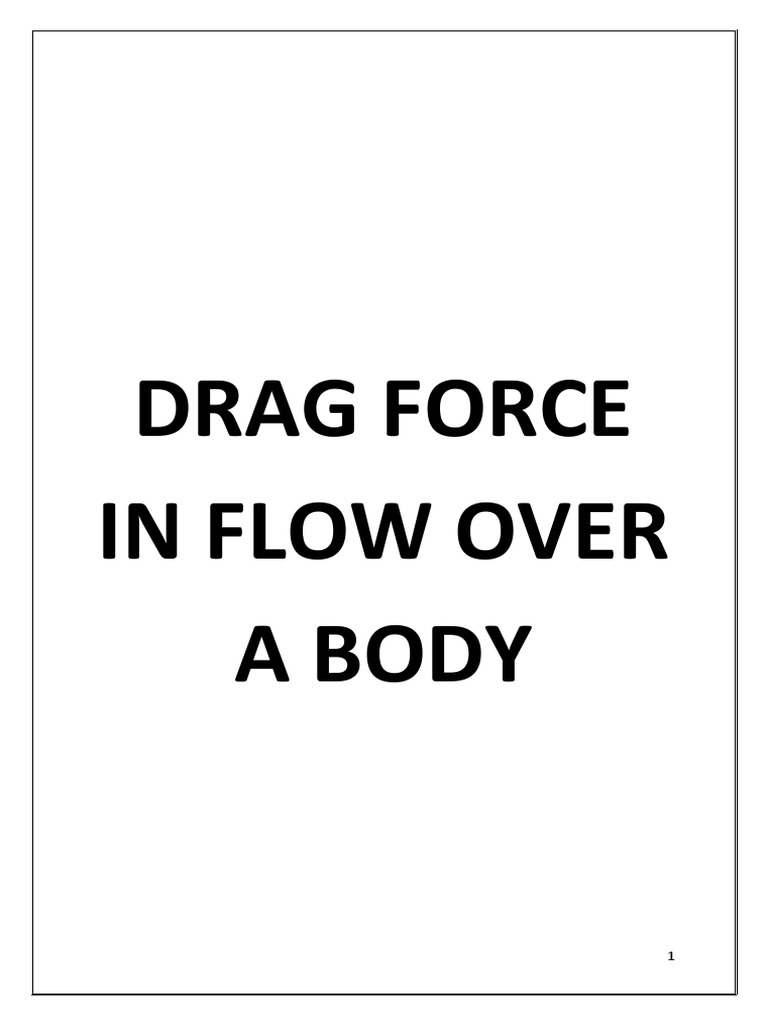 Experimental Analysis of Drag Forces on a Hemisphere at Varying ...