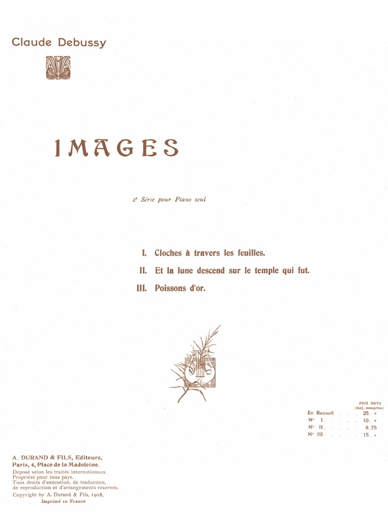 Claude Debussy - Images | PDF
