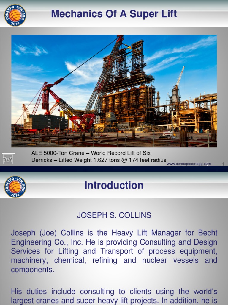 Super Lift Crane Planning and Safety | PDF | Crane (Machine) | Elevator