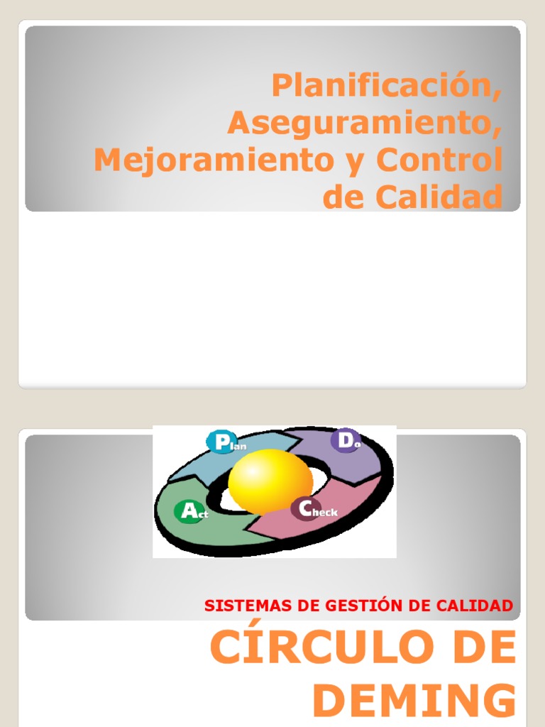 Circulo Deming | Descargar gratis PDF | Calidad (comercial) | Gestión ...