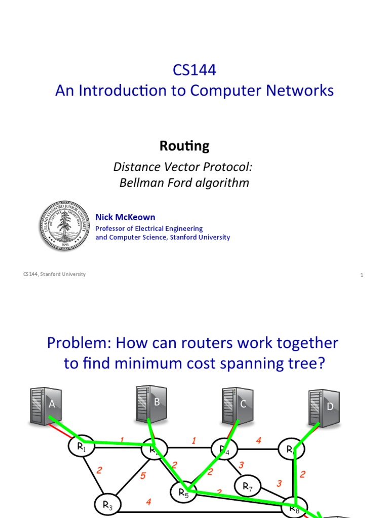 Routing - Bellmanford | PDF | Routing | Algorithms And Data Structures