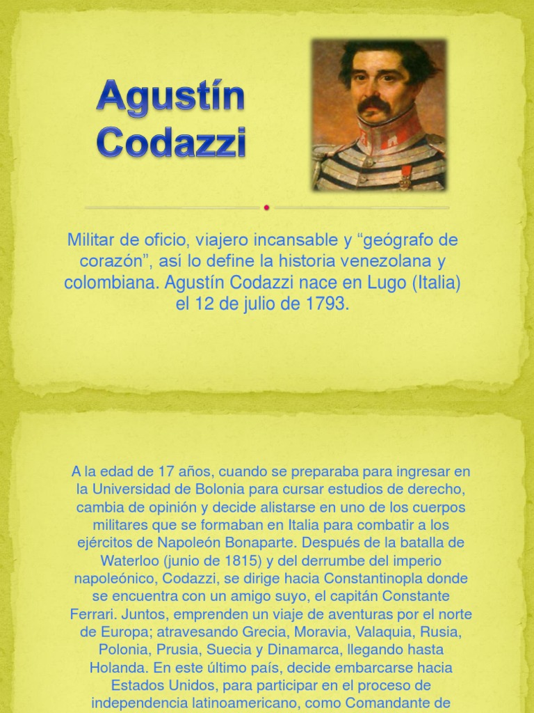 Agustín Codazzi | PDF | Venezuela | Science