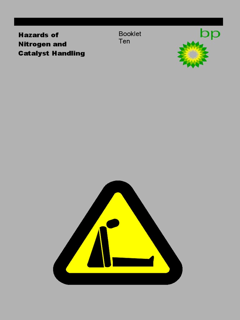 Hazards of Nitrogen and Catalyst Handling | PDF | Nitrogen | Oxygen