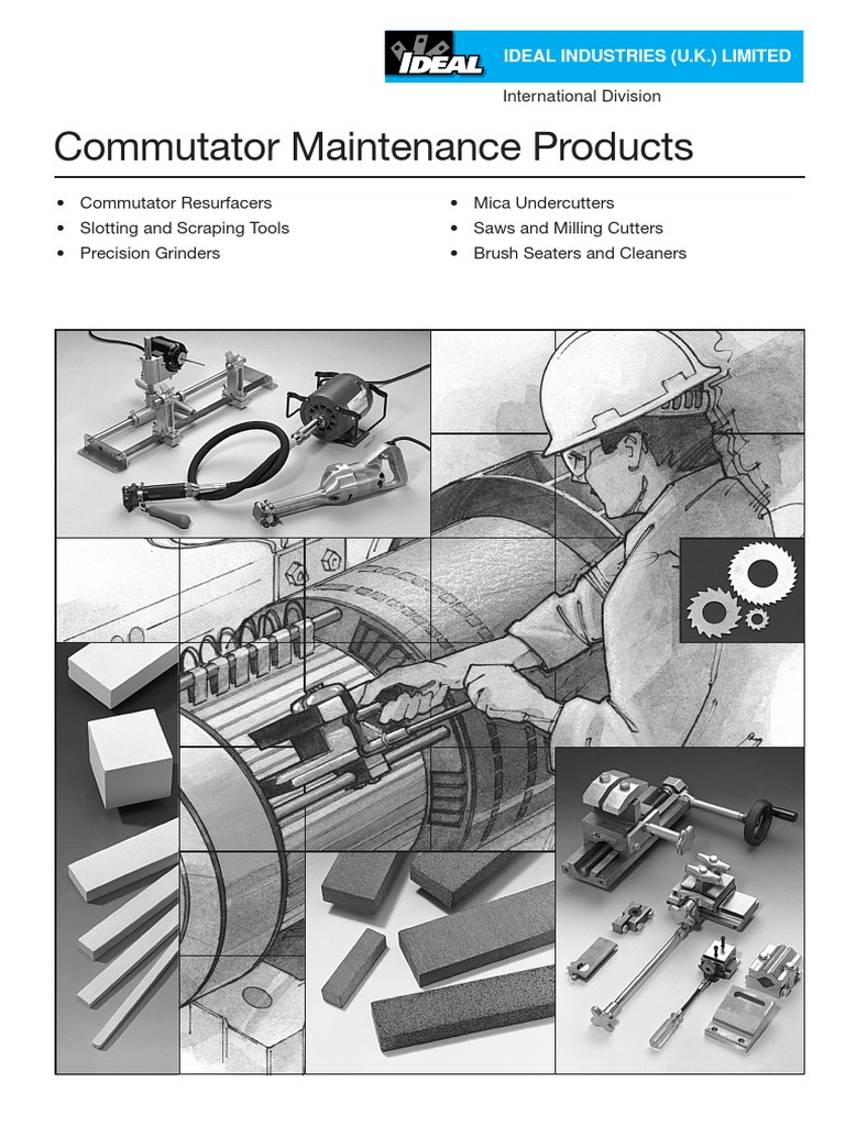 UK Commutator Maintenance Catalogue | PDF | Mill (Grinding) | Abrasive