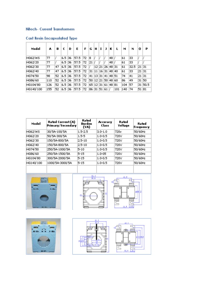 Nitech - CT's PDF | PDF | Power Electronics | Power Engineering