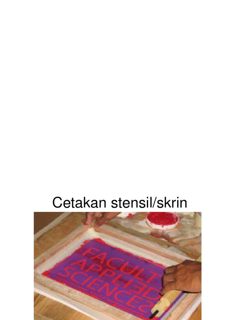 Cetakan Stensil | PDF