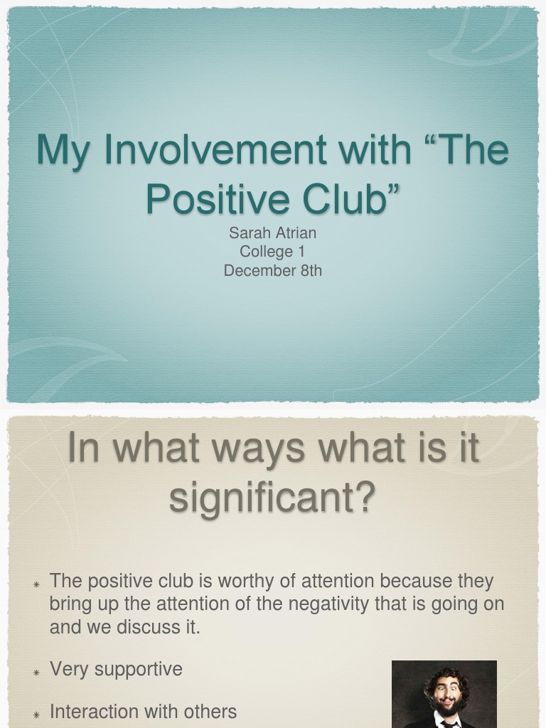 My Experience with The Positive Club | PDF | Self-Improvement | Lifestyle