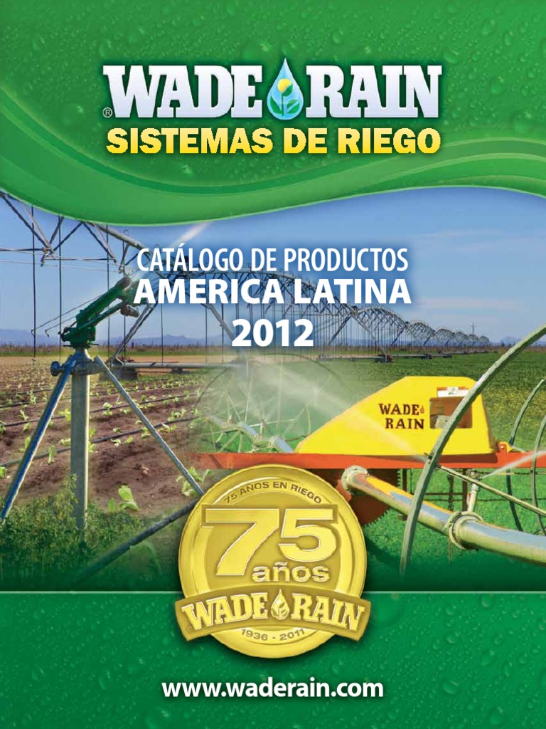 Catalogo Wade Rain America Latina 2012 | PDF | Materiales de ...