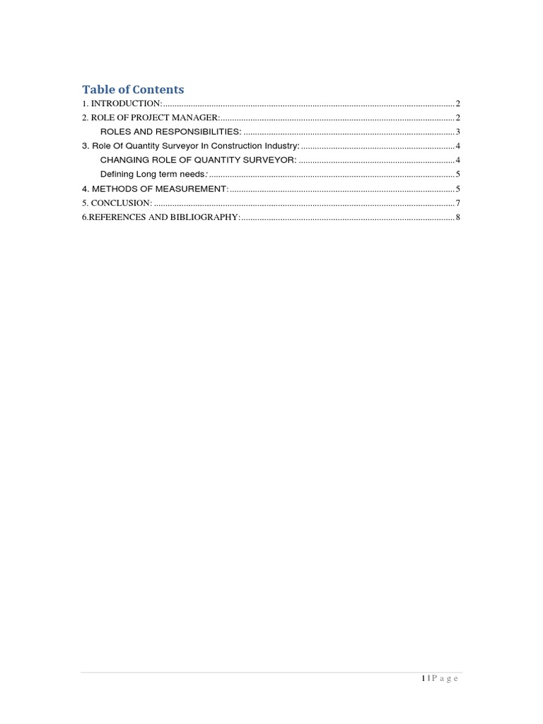 PM and QS | Download Free PDF | Project Manager | Procurement