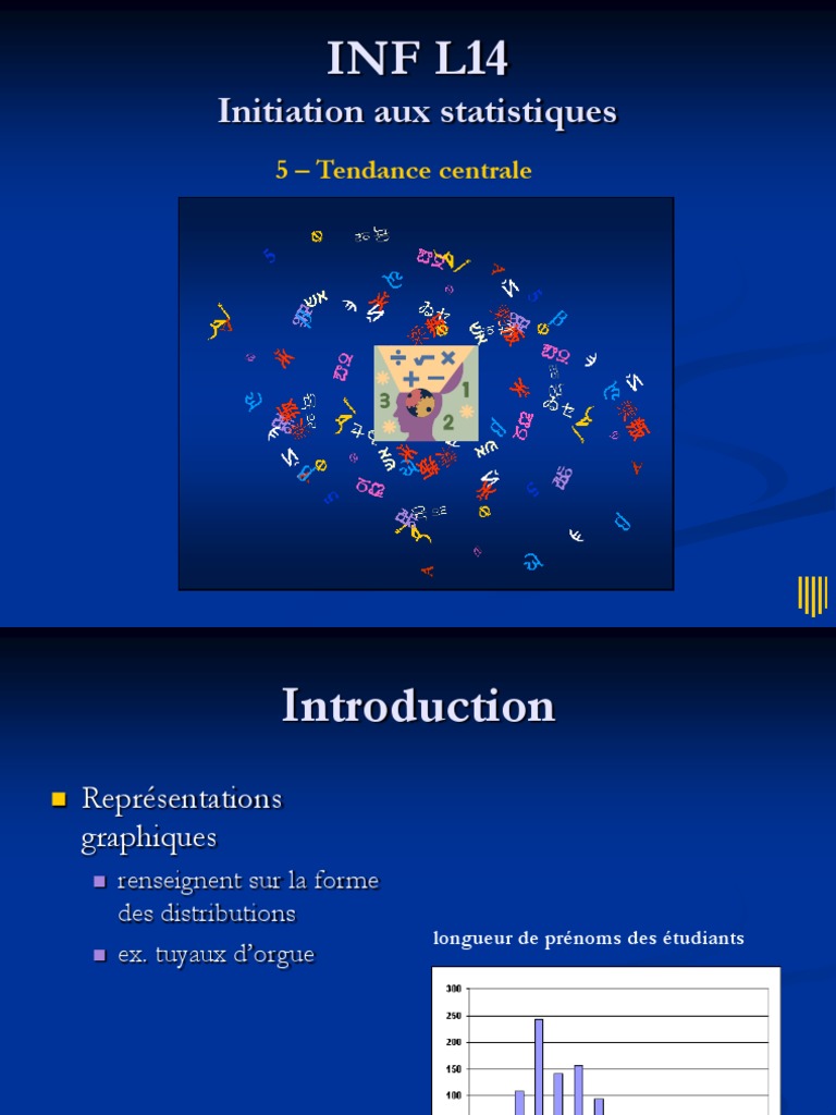 Introduction à la tendance centrale en statistiques | PDF | Moyenne ...