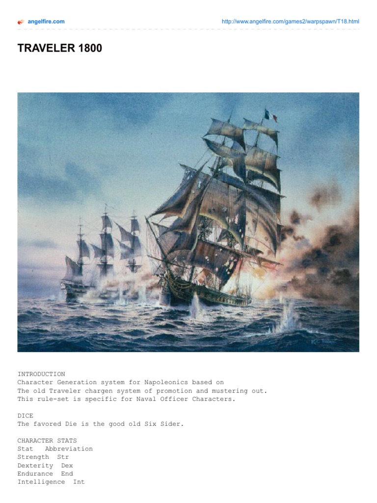 Traveler 1800 | Sloop | Frigate