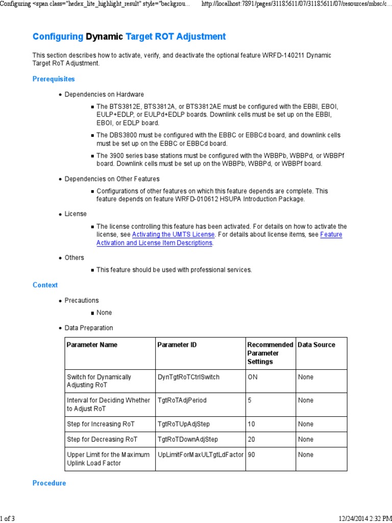 Dynamic Target ROT Adjustment | PDF | Digital Technology | Software