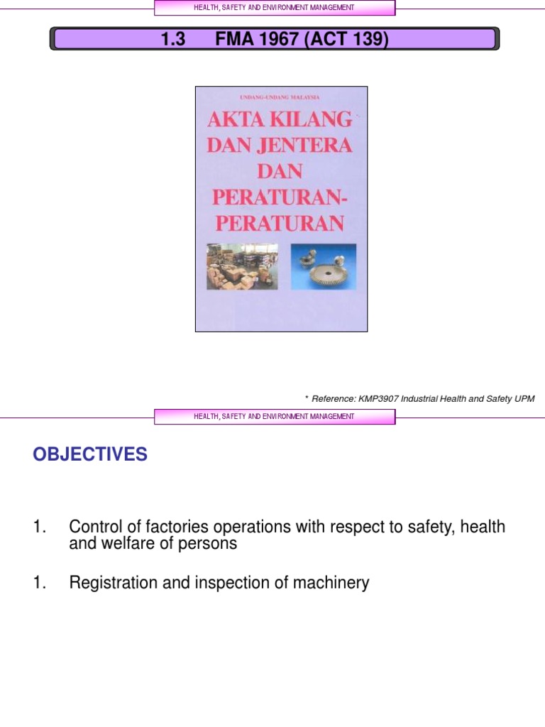 Chapter 1 (Unit 1.3 FMA 1967) | PDF | Scaffolding | Personal Protective Equipment