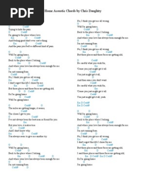 Daughtry Guitar Chords