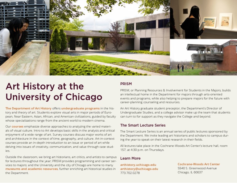 Art History at The University of Chicago: Prism | PDF
