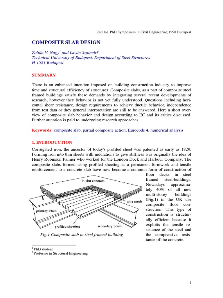 Composite Slab Design | Fracture | Strength Of Materials
