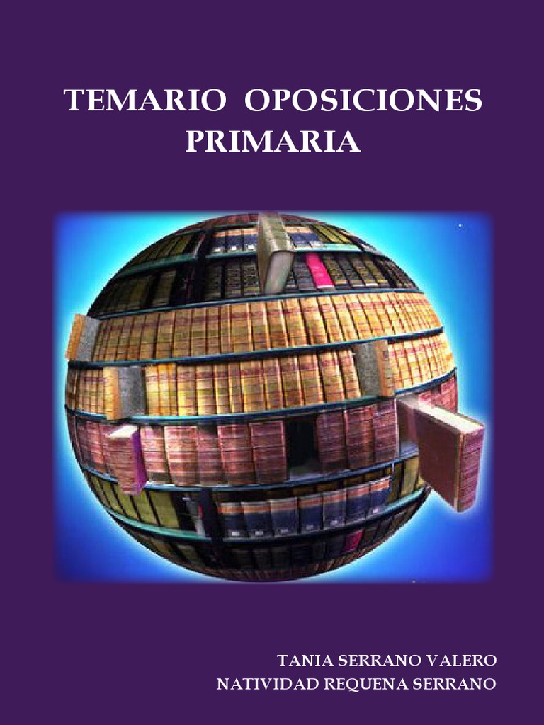 Temario Oposiciones Maestros Primaria | PDF | Educación primaria ...