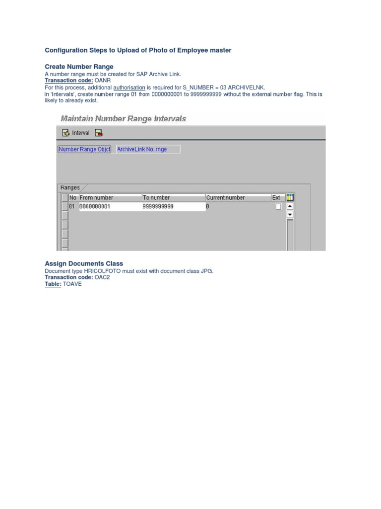 Employee Photo Upload Configuration Steps | PDF | Database Transaction ...