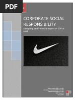 Nike CSR Case Study | PDF | Nike | Corporate Social Responsibility