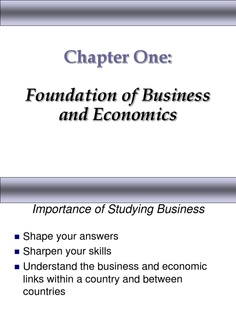 Foundations of Business and Economics | PDF | Economic System | Resource