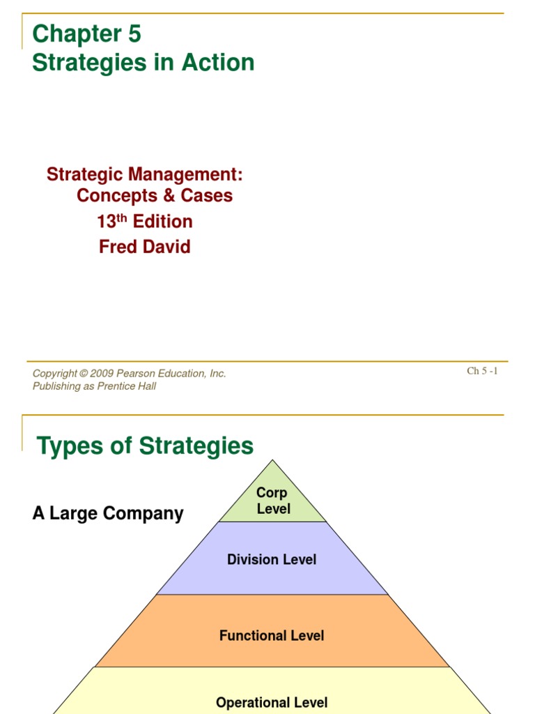 Strategies in Action: Strategic Management: Concepts & Cases 13 Edition ...