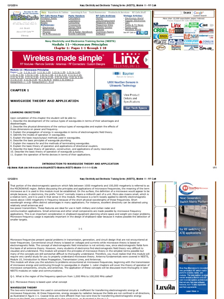 Navy Electricity and Electronics Training Series (NEETS), Module 11 ...