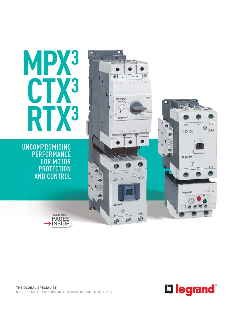 Legrand CTX3 MPX3 RTX3 | PDF | Relay | Switch