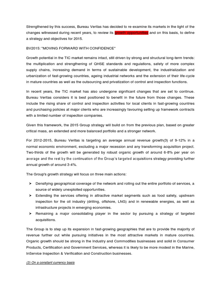 On A Constant Currency Basis | PDF | Strategic Management | Mergers And ...