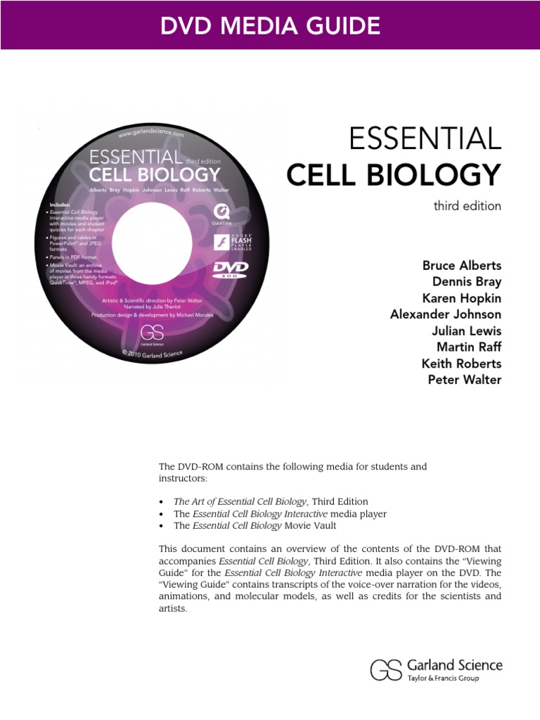 Essential Cell Biology | PDF | Dna Replication | Alpha Helix
