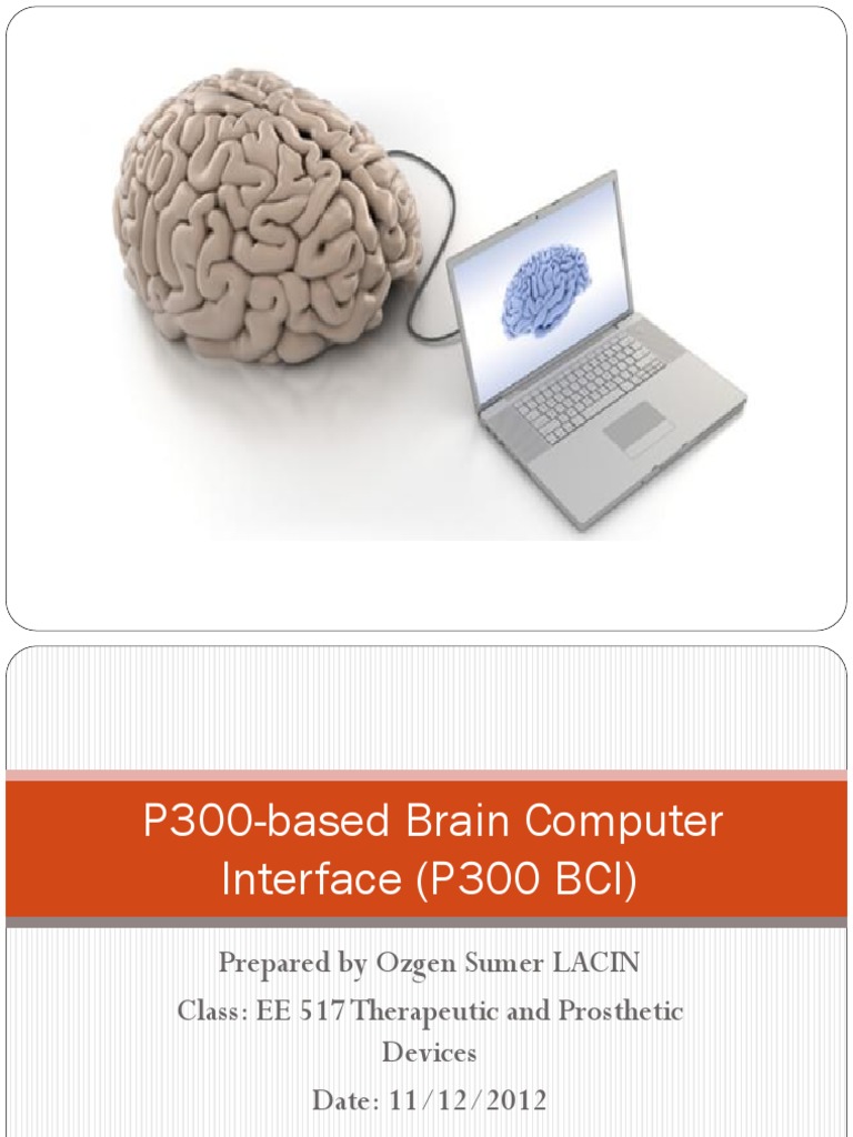 Part V P300 Based Brain Computer Interfaces Pdf Magnetoencephalography Electroencephalography