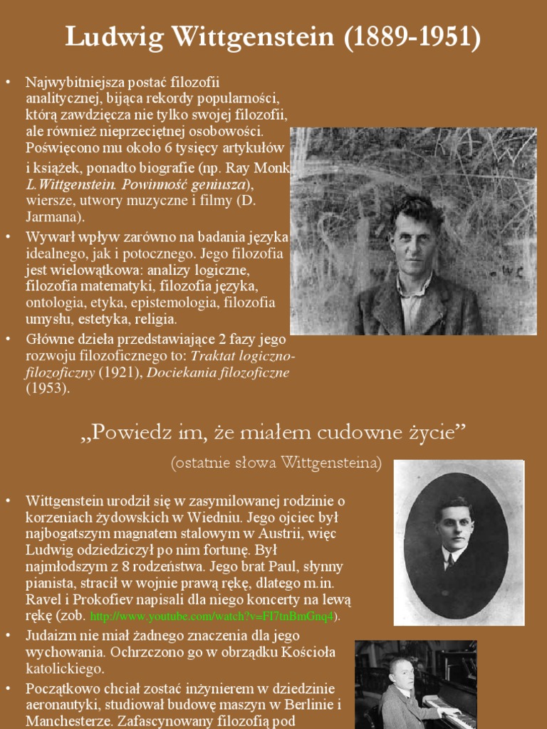 Wittgenstein | PDF