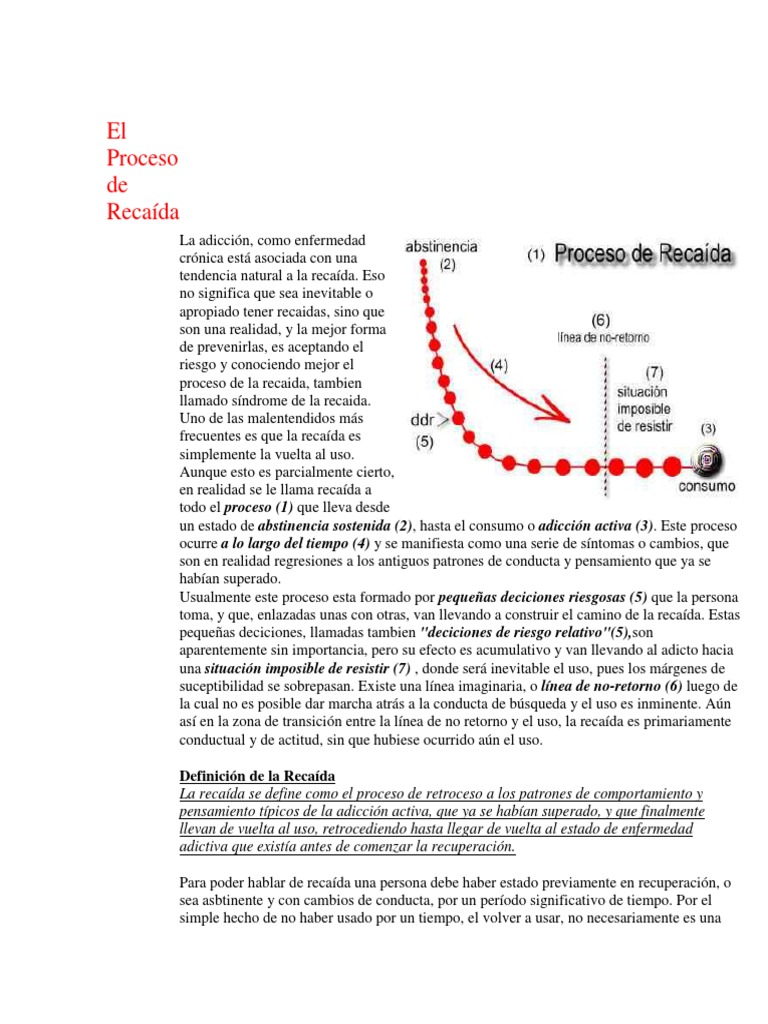 El Proceso de Recaída | PDF | Cerebro | Las emociones