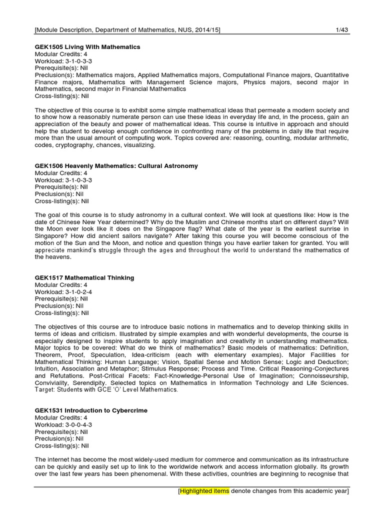 Mod Info | PDF | Group (Mathematics) | Linear Algebra
