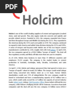 Holcim Portland Cement Type 1 Specs | PDF | Concrete | Cement
