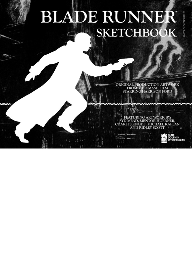Blade Runner Sketchbook (1982) | PDF