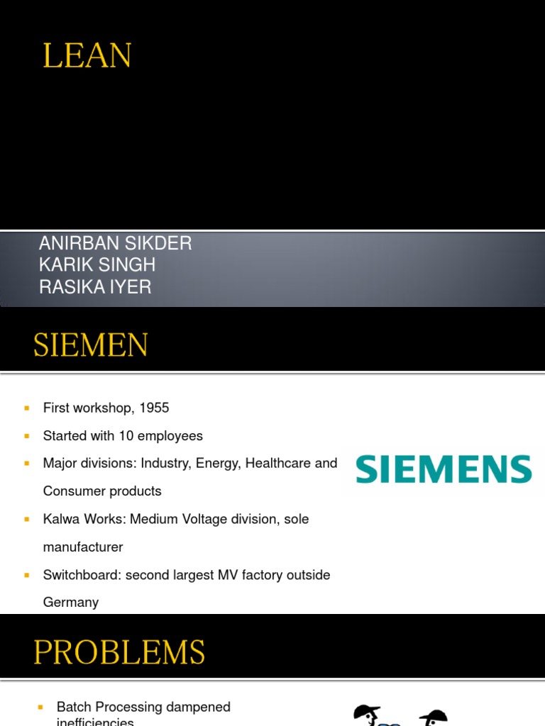 LEAN Manufacturing Case Studies | PDF