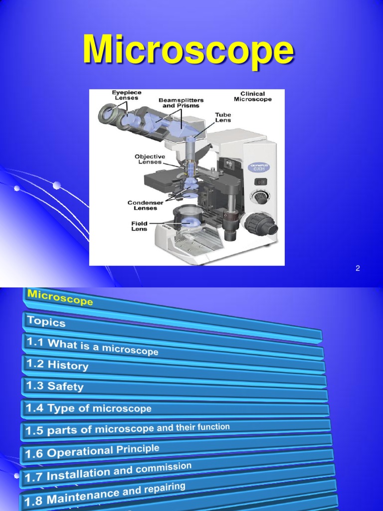 Best Microscope PPT Prepared ... | PDF | Lens (Optics) | Optics