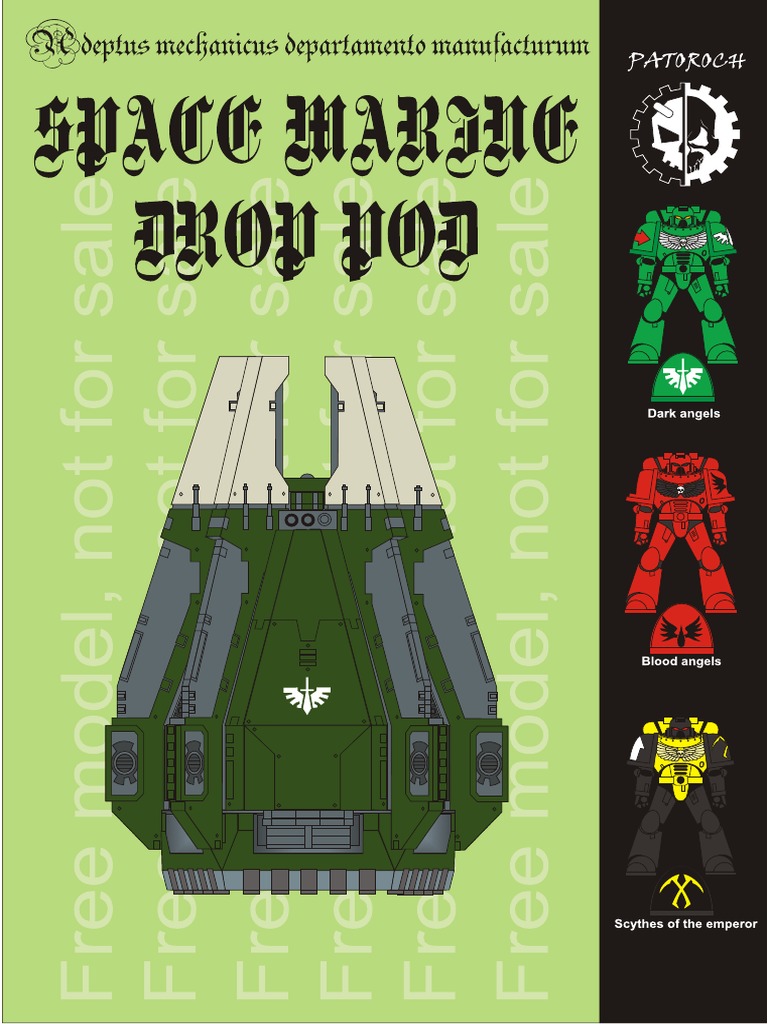 Drop Pod Papercraft | PDF