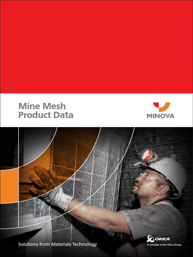 Mine Mesh Product Data: Solutions From Materials Technology | PDF ...