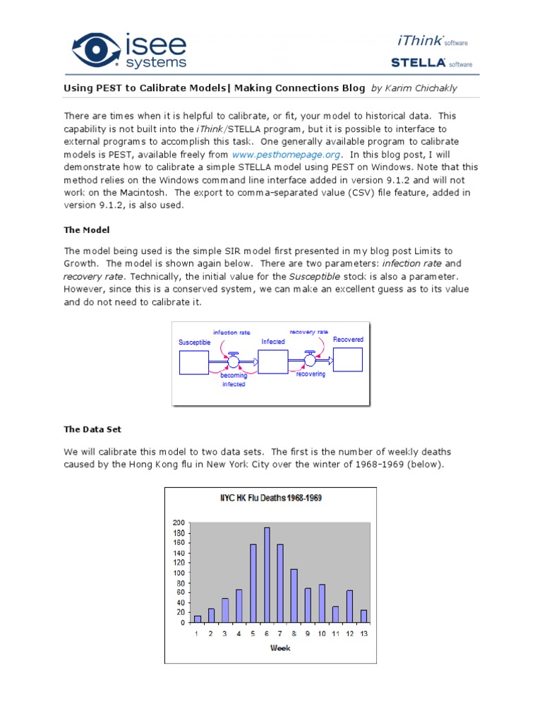 Using PEST To Calibrate Models | PDF | Comma Separated Values | Parameter (Computer Programming)