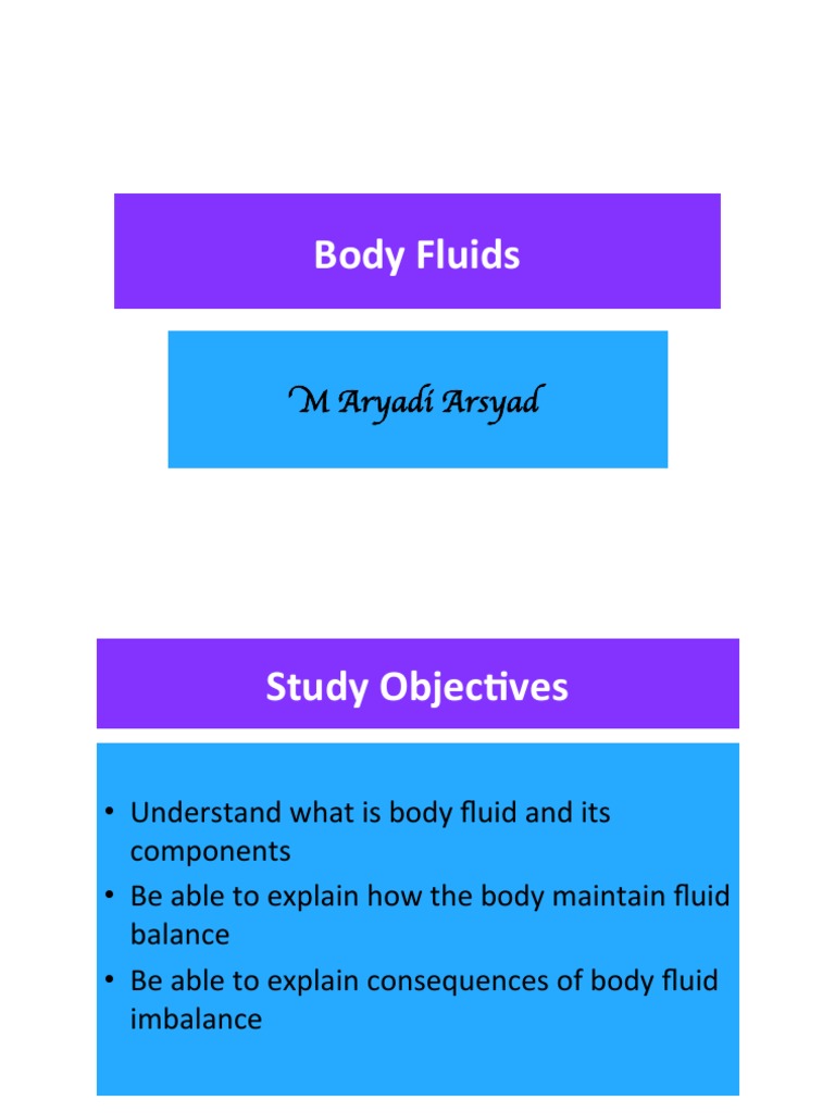Maintaining Balance: A Comprehensive Overview of Body Fluid Homeostasis ...