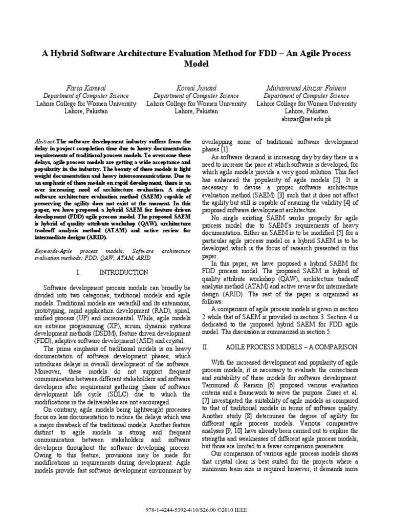 Case Study 2 Scrum and FDD | PDF | Agile Software Development ...