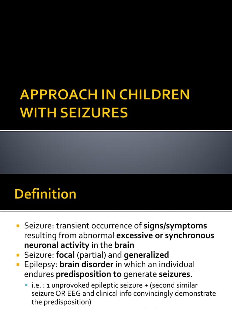 Understanding Seizures in Children | PDF | Epilepsy | Neurology