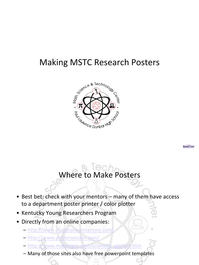 Research Poster Creation Guide | PDF | Media Technology | Digital ...