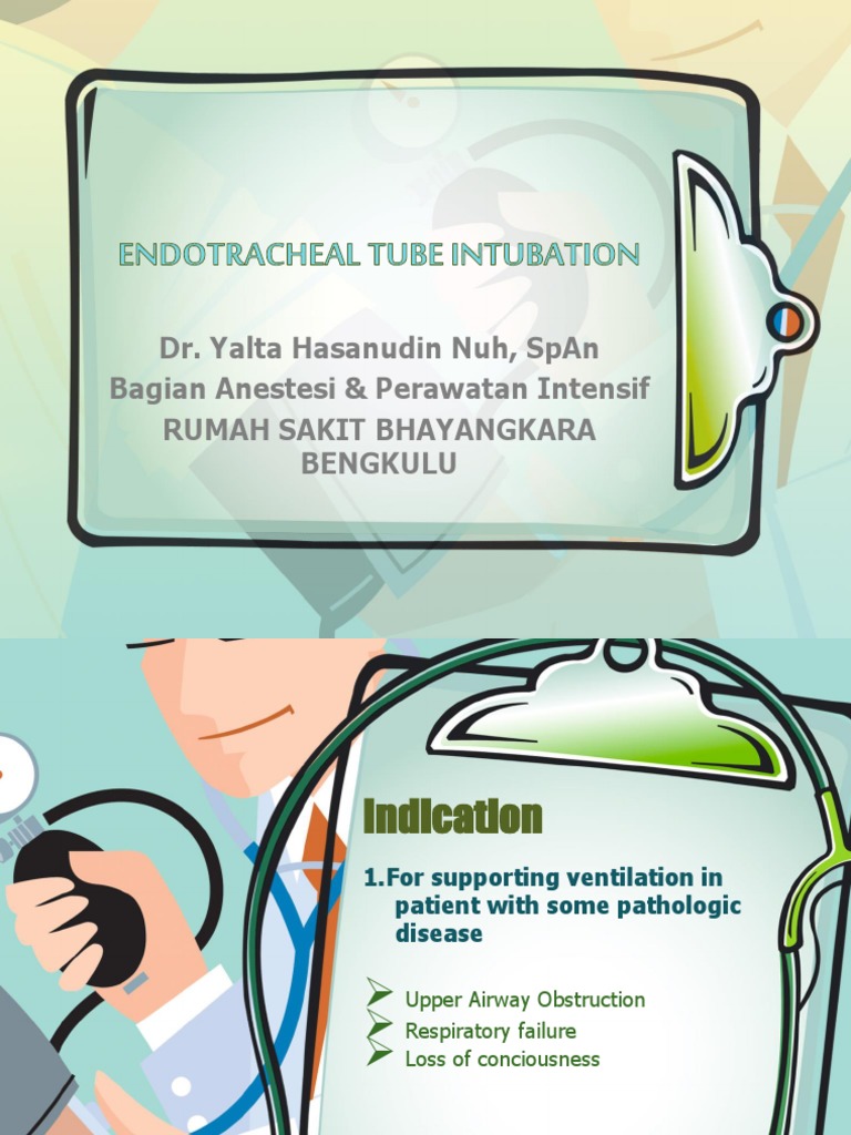 Endotracheal Tube Intubation Indications | PDF