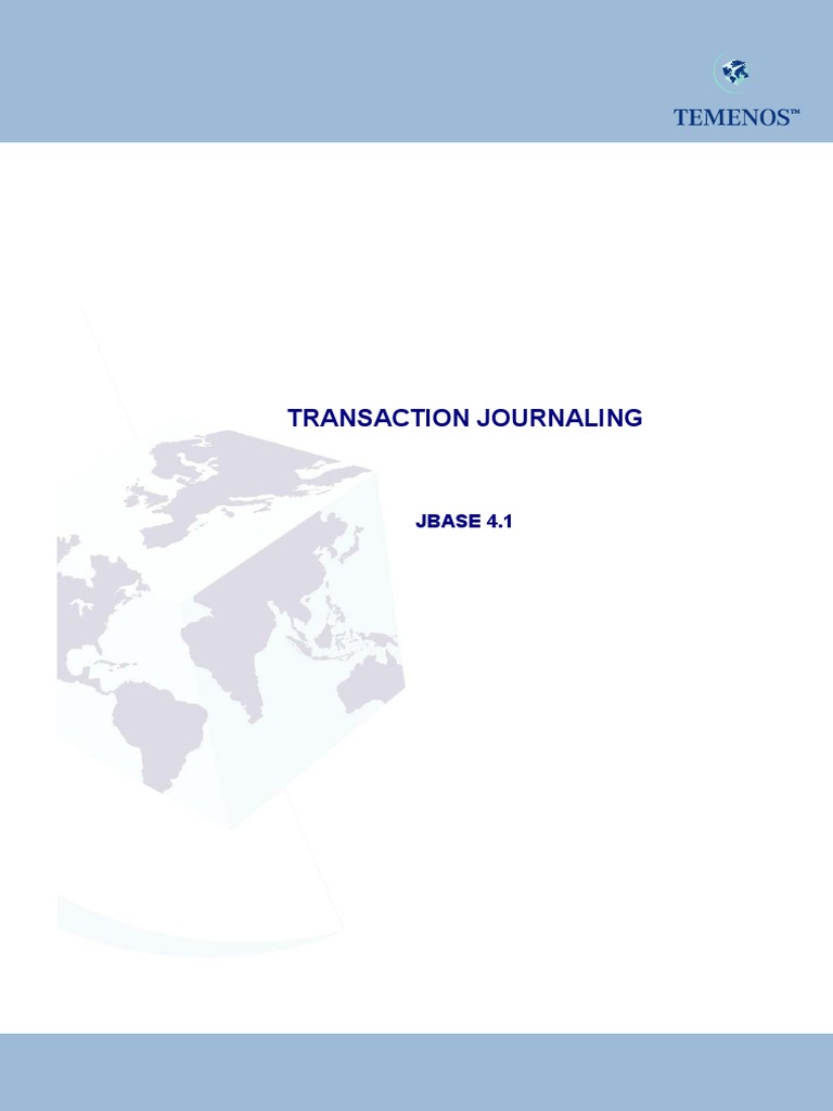 JBASE Transaction Journalling | PDF | Backup | Databases