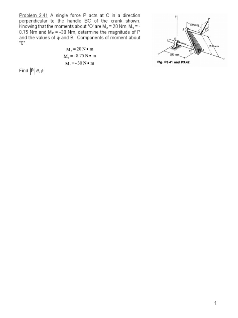 Statics in Mechanics | PDF | Rotation Around A Fixed Axis | Force