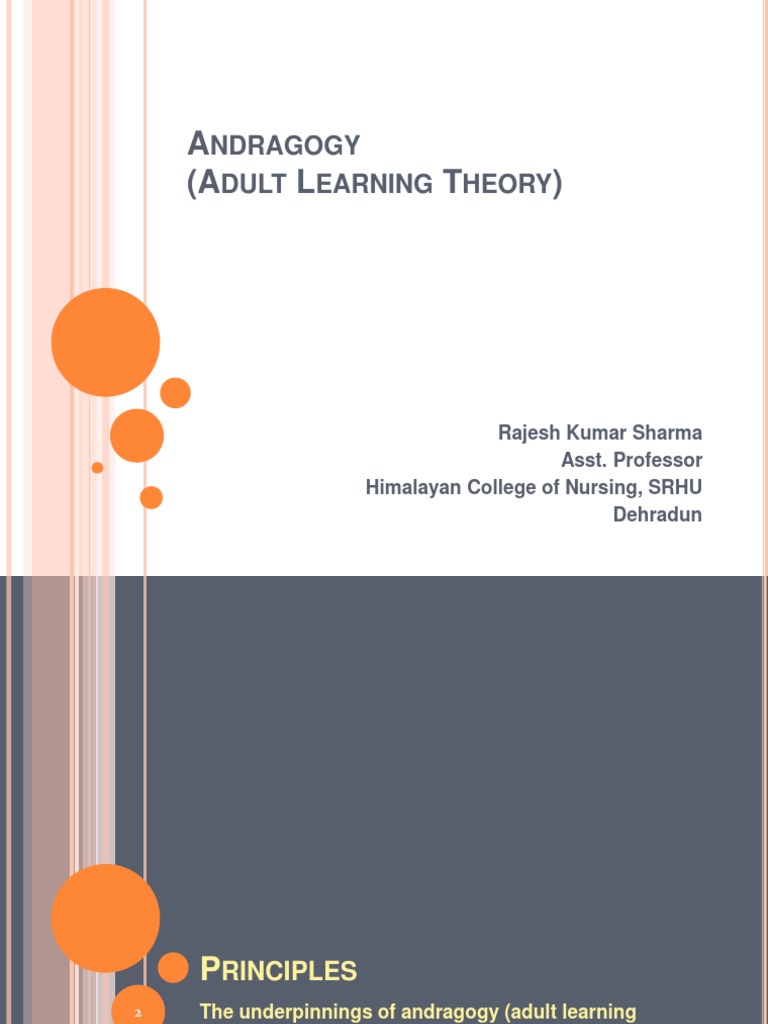 Adult Learning Principles | PDF | Adult Education | Quality Of Life