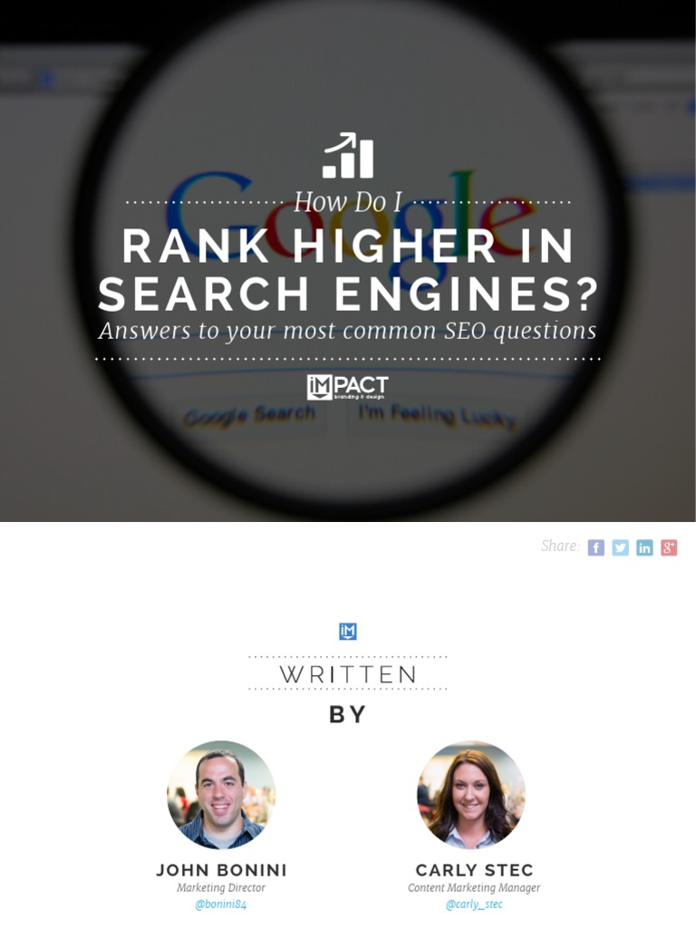 How Do I Rank Higher in Search Engines | PDF | Search Engine ...
